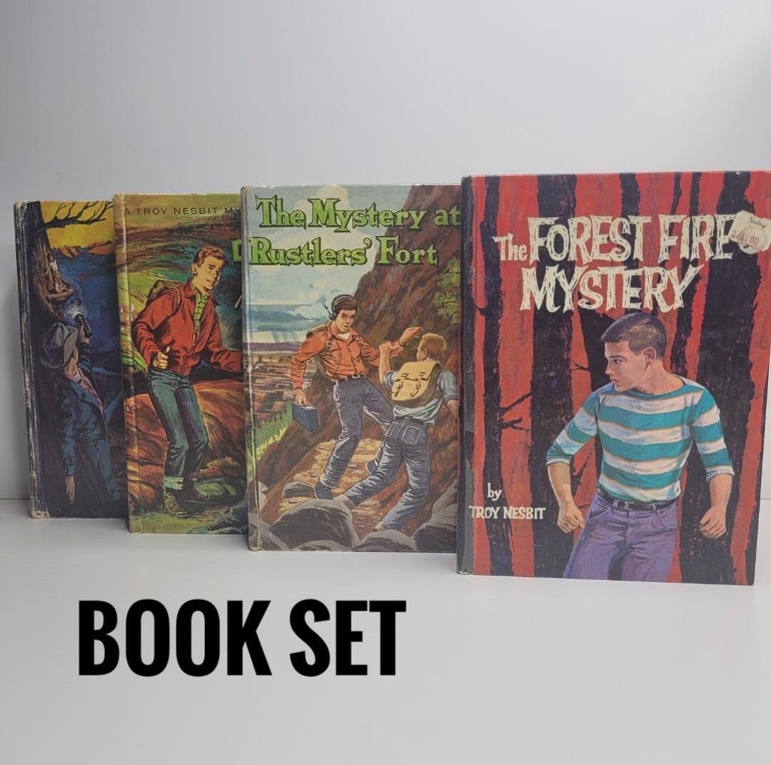 Troy Nesbit Mystery Book Set, Vintage Childrens Books, Mystery at ...