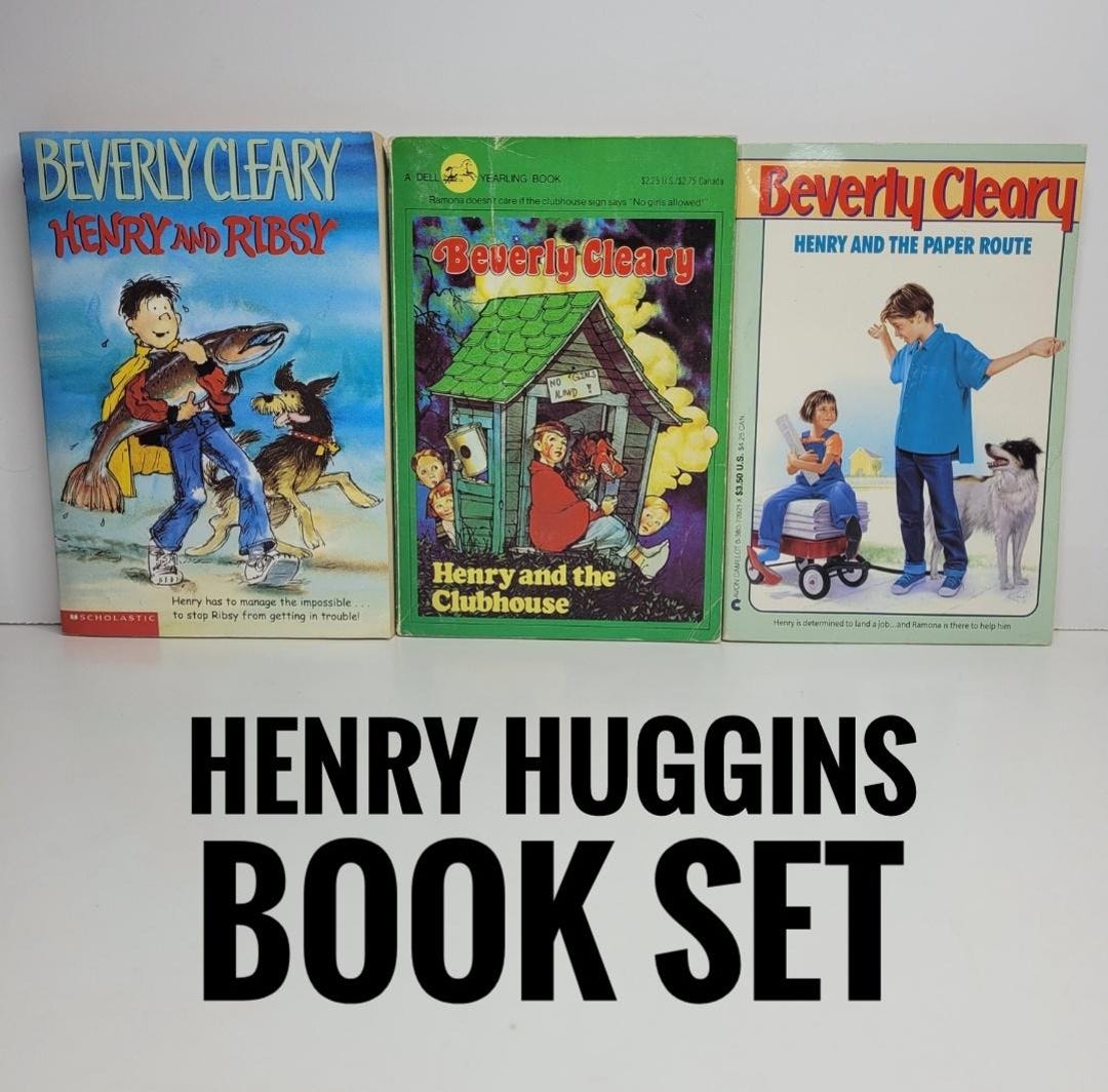 Henry Huggins Book Set by Beverly Cleary, Illustrated by Louis Darling ...