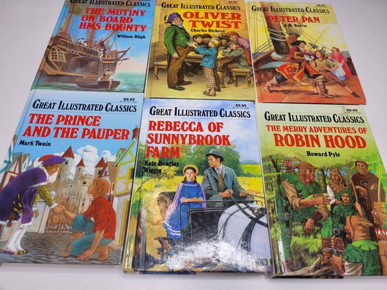 Great Illustrated Classics Abridged Books for Children - Etsy Australia