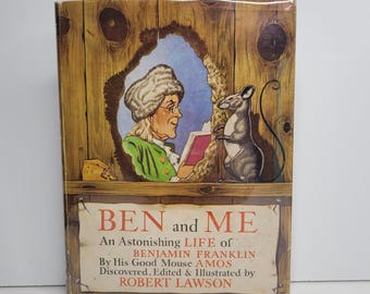 Ben and Me // 1939 Hardback W Jacket // A New and Astonishing Life of ...