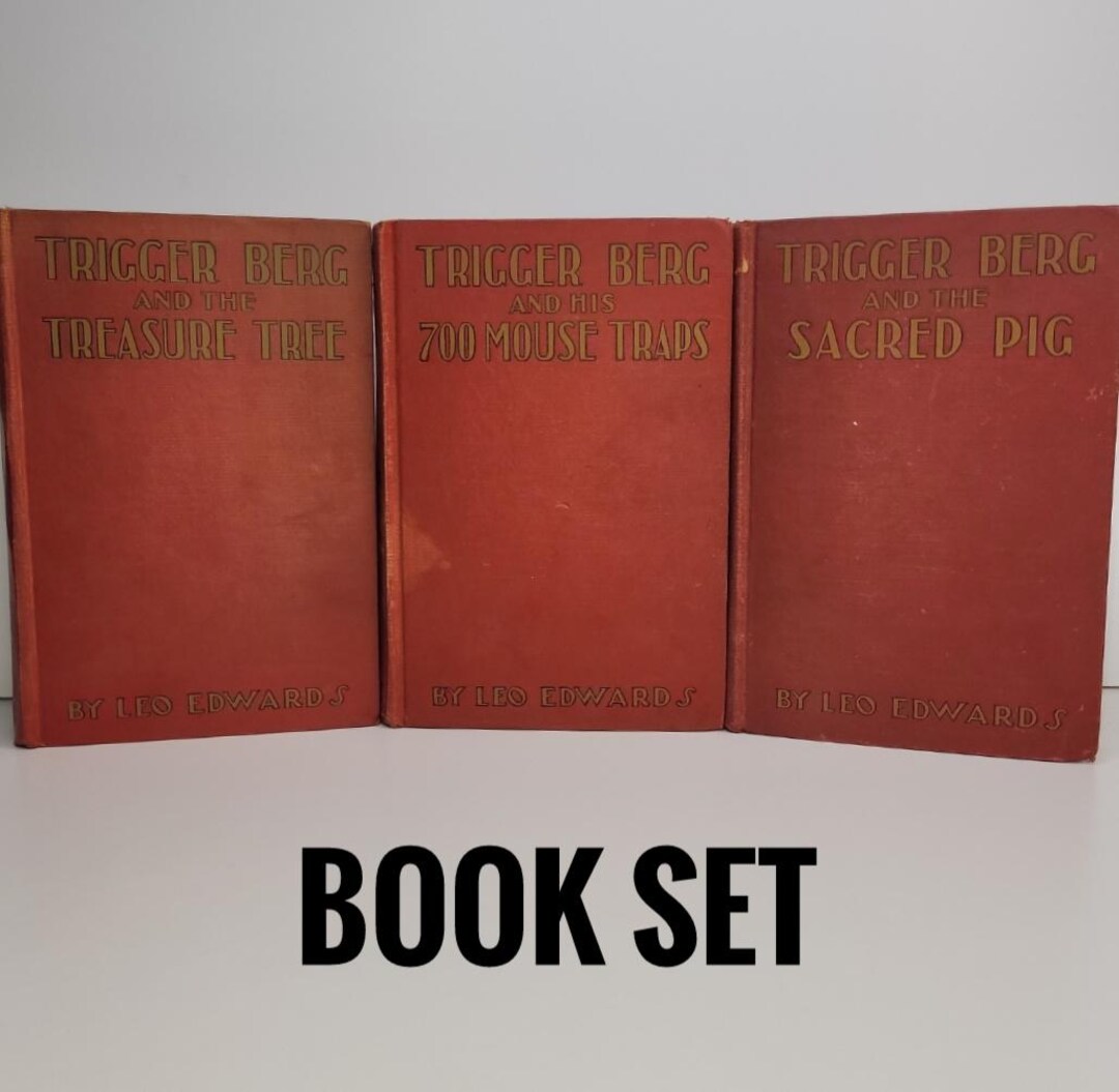 Trigger Berg Book Set by Leo Edwards, Vintage Children's Books ...