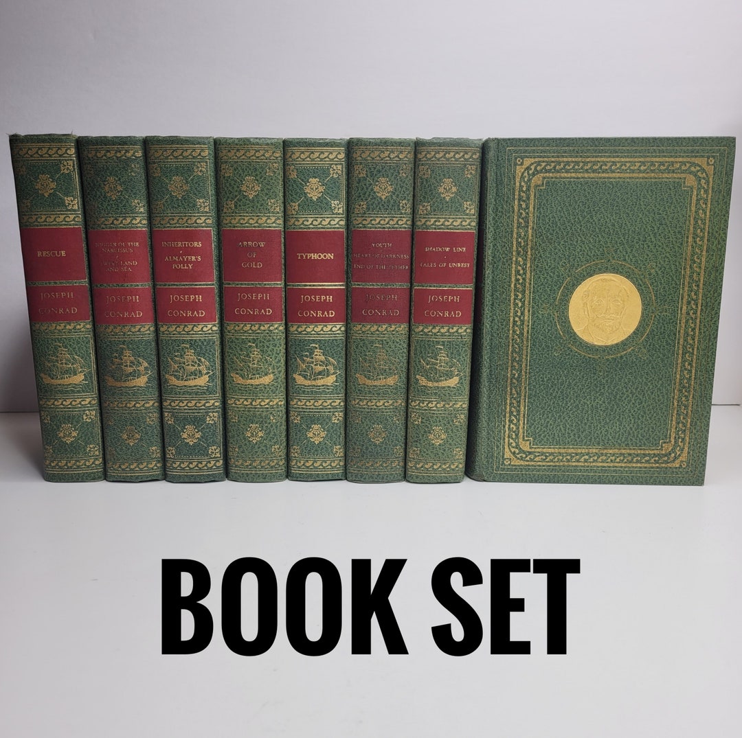 Joseph Conrad Book Set, Antique Classic Books, Rescue, Twixt I and the ...
