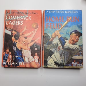 Chip Hilton Books by Coach Clair Bee, Vintage Childrens Book, Sports ...
