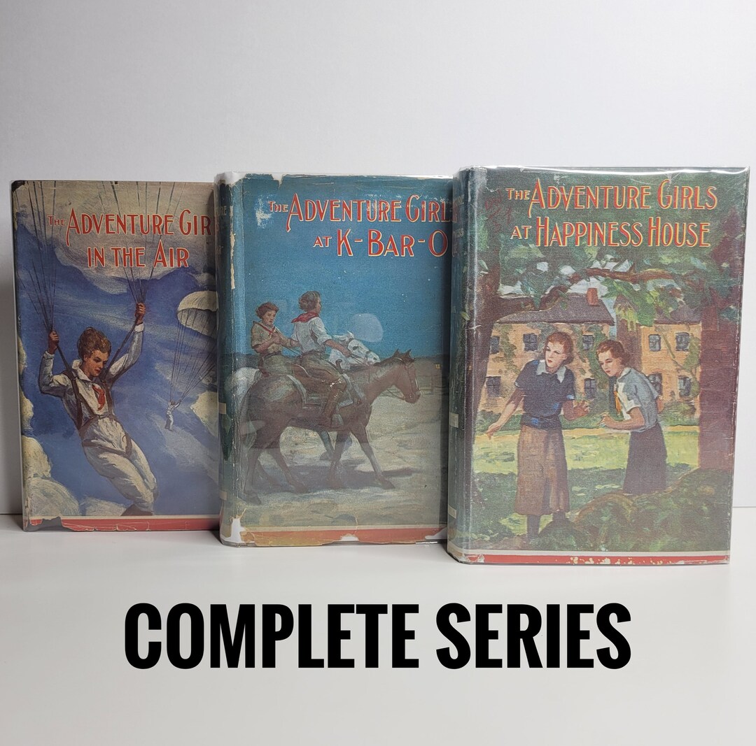 Adventure Girls Complete Series by Clair Blank, Vintage Kids Book Set ...