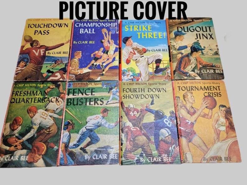 Chip Hilton Books by Coach Clair Bee Vintage Sports Books - Etsy