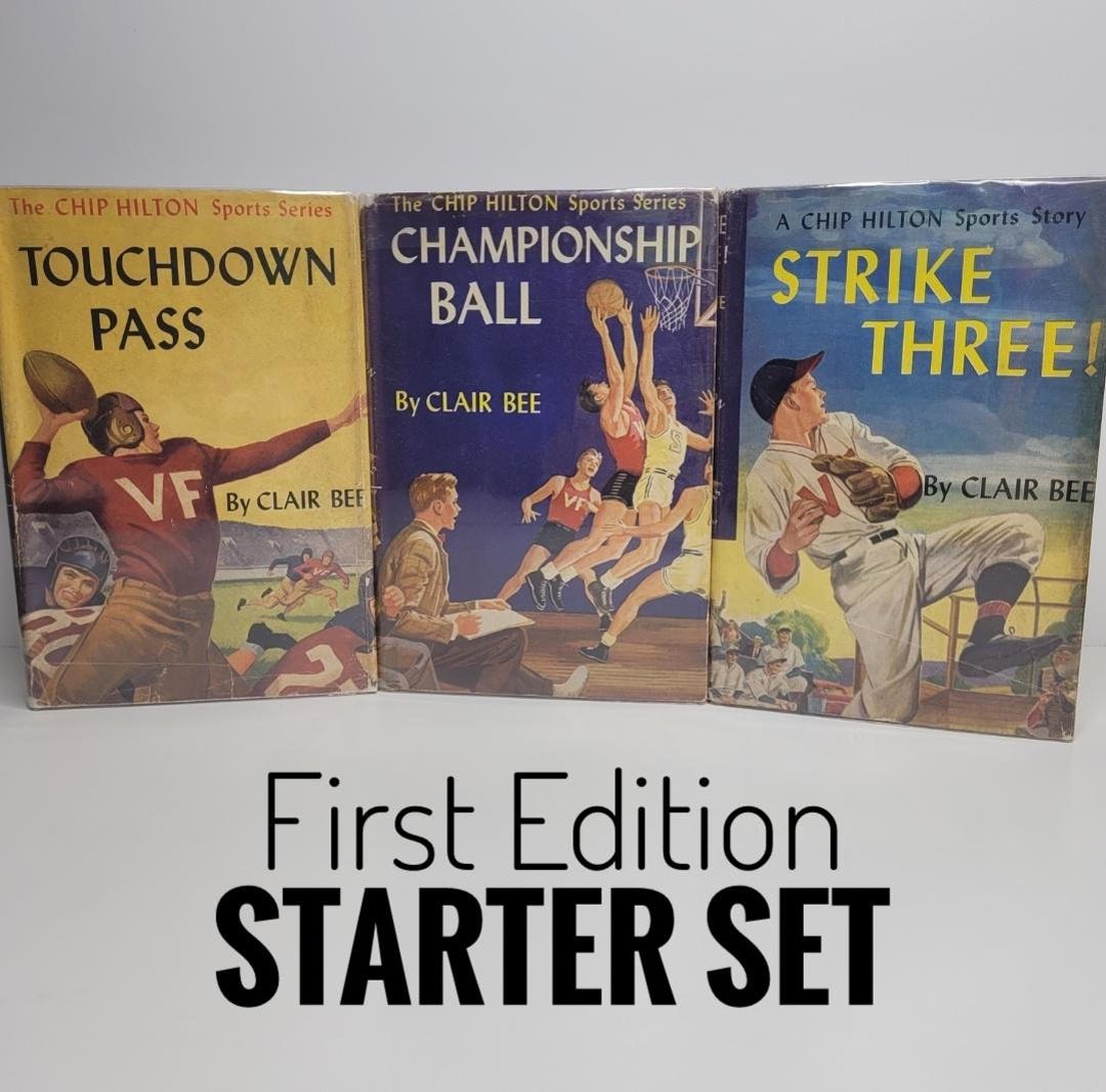 Chip Hilton First Edition Starter Set 1-3, by Coach Clair Bee ...