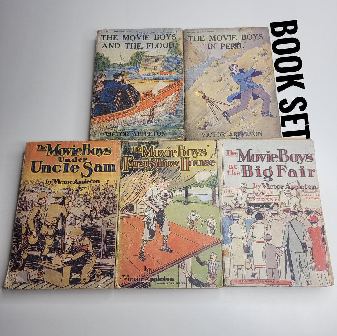 The Movie Boys by Victor Appleton Book Set Vintage - Etsy