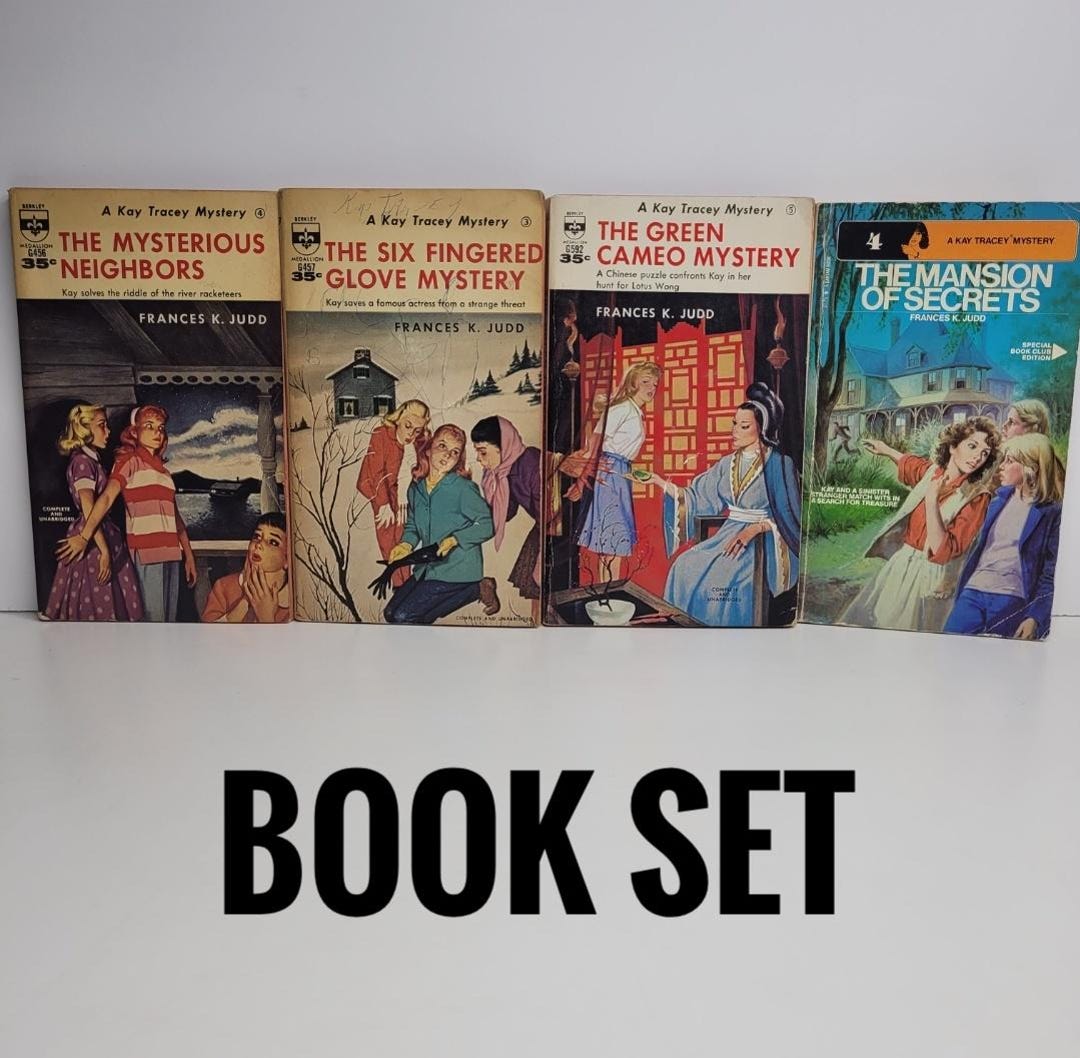 Kay Tracey Book Set by Frances Judd, Vintage Children's Books, Mystery ...