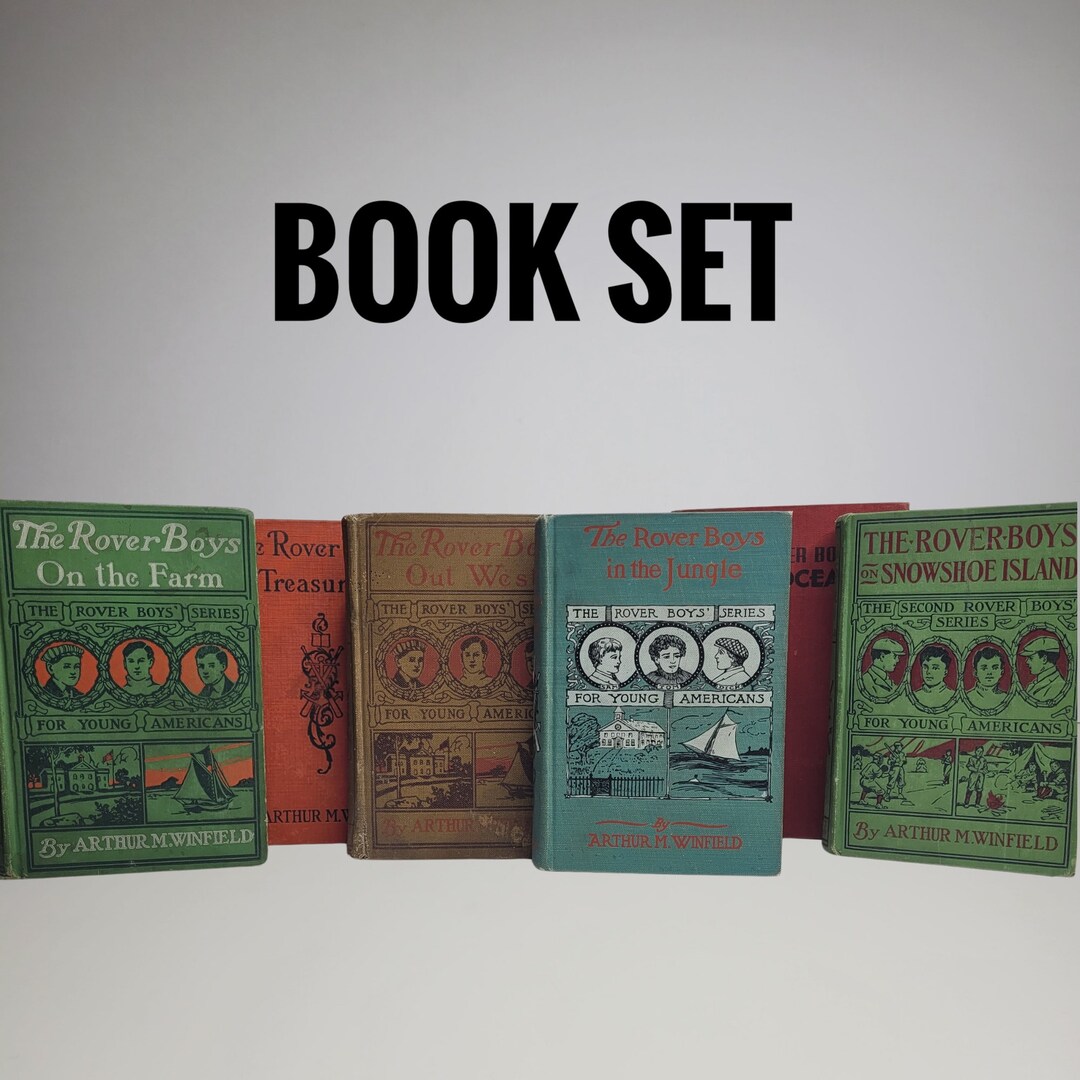 The Rover Boys Book Set by Arthur Winfield, Vintage Children's Books ...