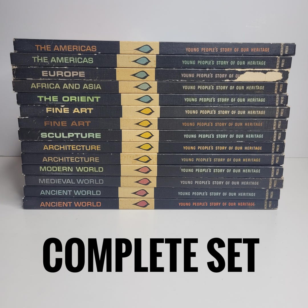Young People's Story of Our Heritage Complete Set, by VM Hillyer & EG ...