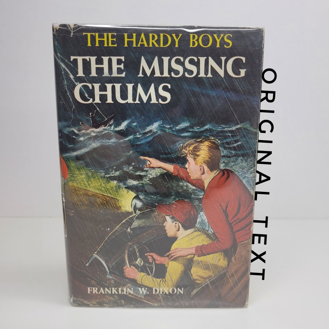 The Missing Chums: Hardy Boys #4, Original Text Tweed Book With Dust ...