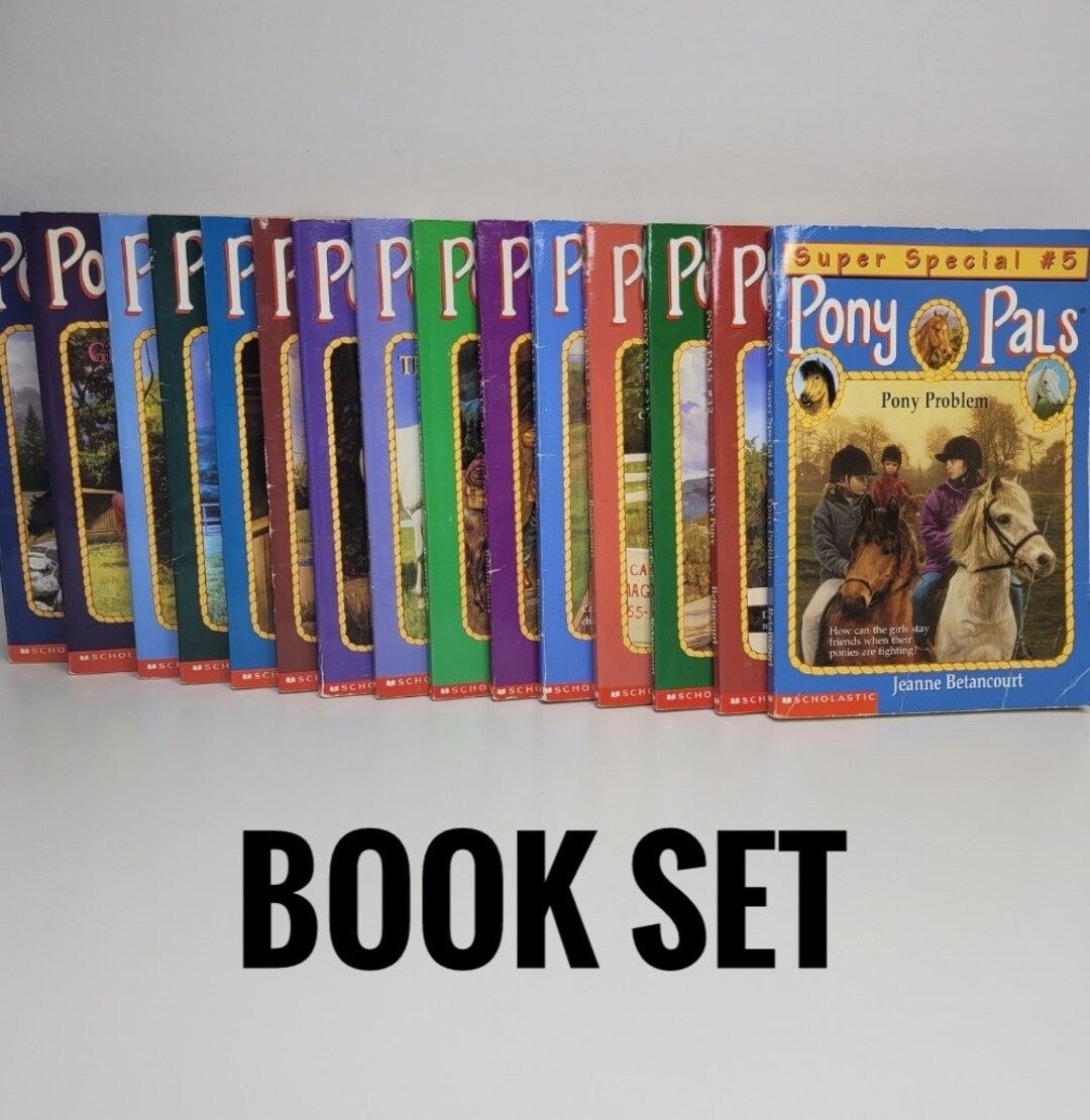 Pony Pals Book Set by Jeanne Betancourt, Vintage Children's Books ...