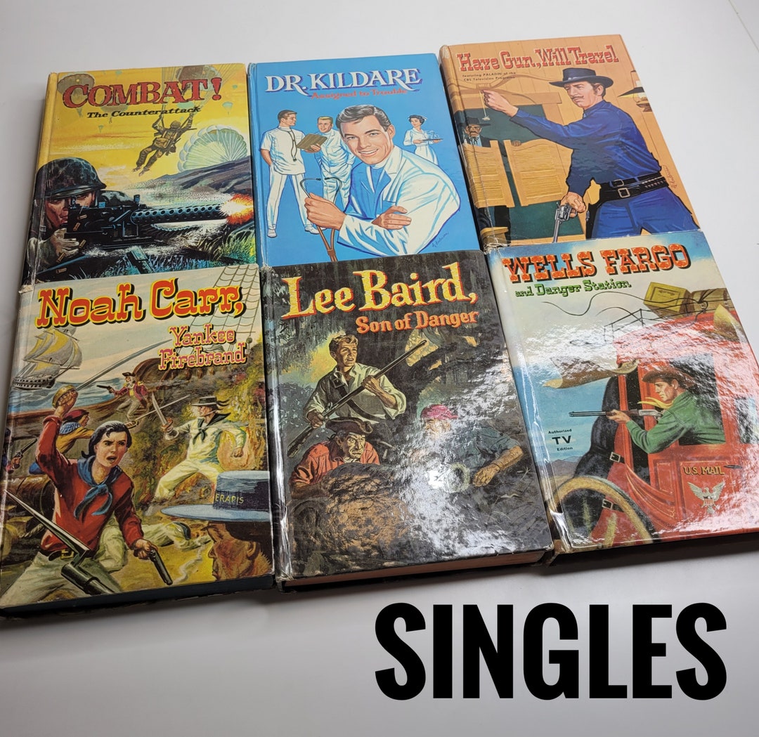 Vintage Children's Books, Lee Baird, Combat, Noah Carr, Dr Kildaire ...