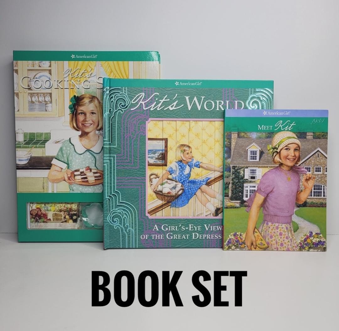 Kit Kittredge Book Set, American Girl, Kit's World 1934, Kits Cooking ...