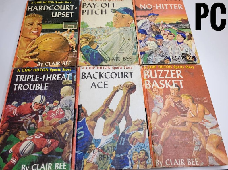 Chip Hilton Books by Coach Clair Bee Vintage Sports Books - Etsy