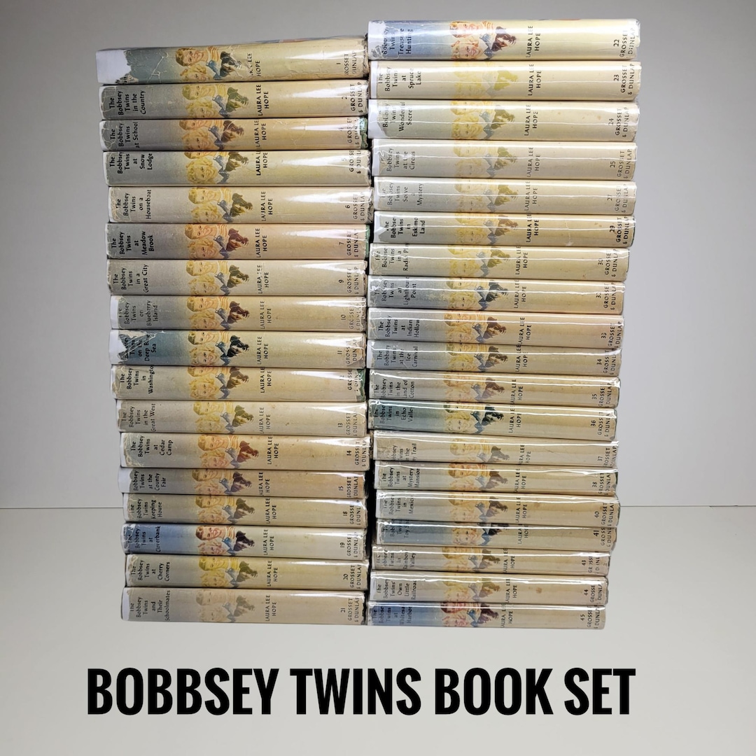 Bobbsey Twins Book Set by Laura Lee Hope, Vintage Childrens Book ...