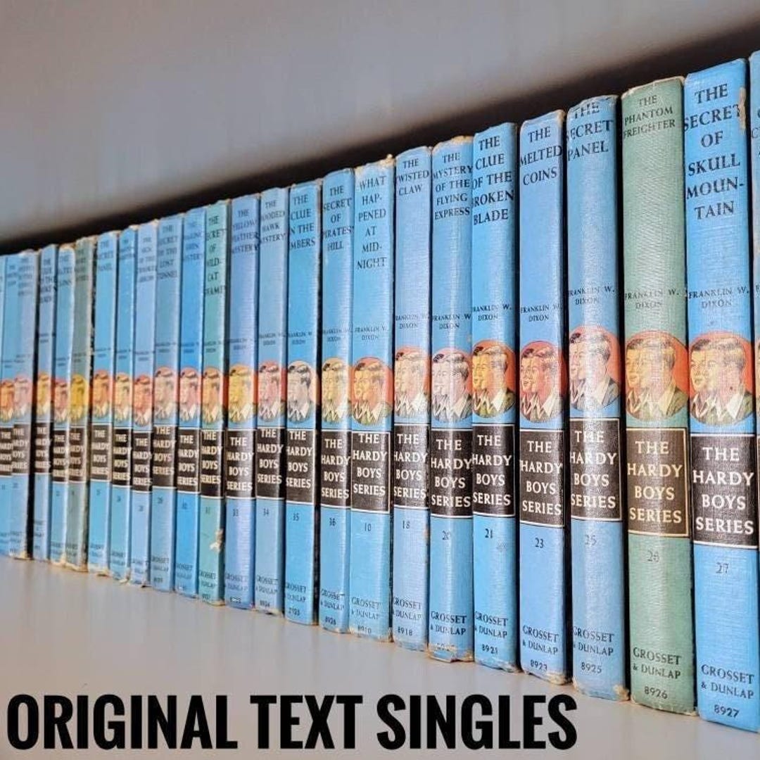 Hardy Boys by Franklin W Dixon, Original Text, Picture Cover, Vintage ...