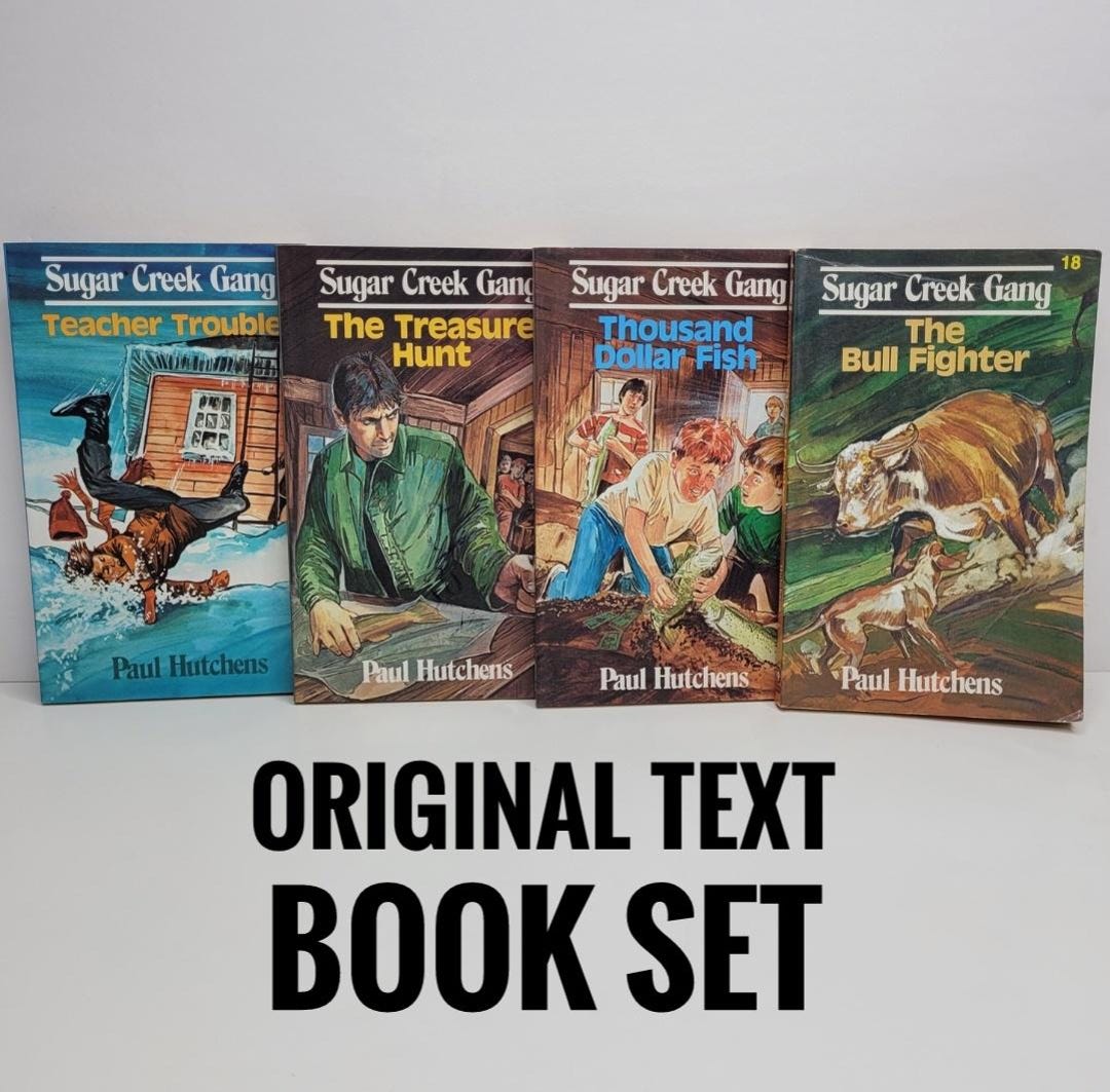 Sugar Creek Gang Book Set by Paul Hutchens, Original Text Books, Vintage Childrens Books ...