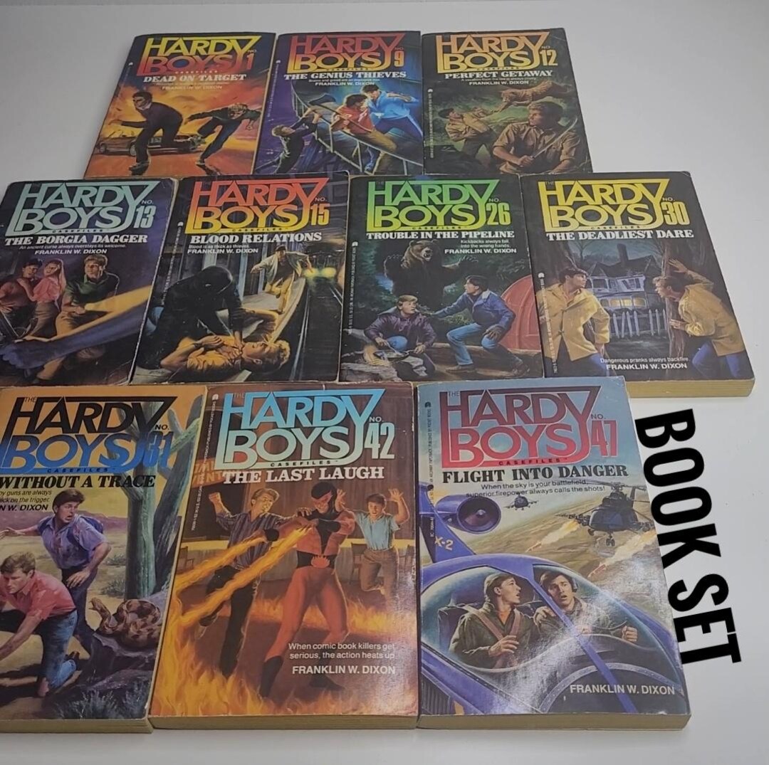 Hardy Boys Casefiles Book Set by Franklin W. Dixon, Vintage Books, Gift ...
