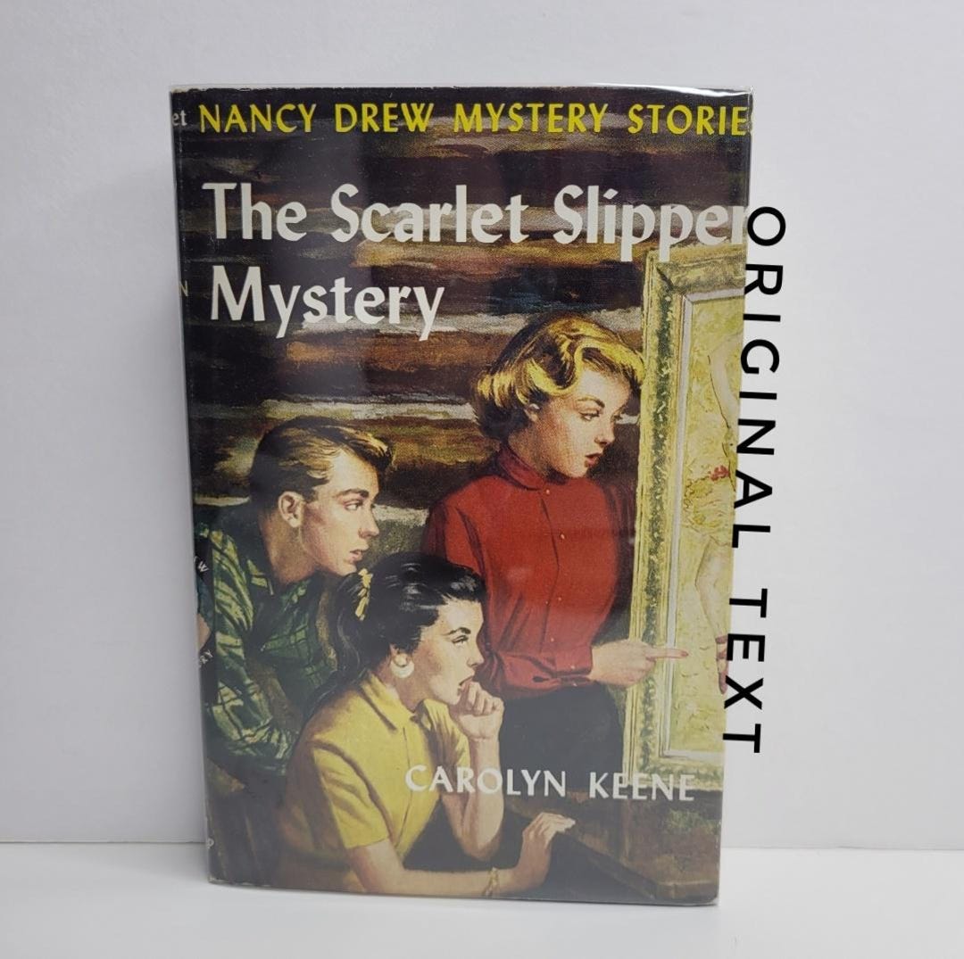 The Scarlet Slipper Mystery, Nancy Drew 32 by Carolyn Keene, Gift for ...