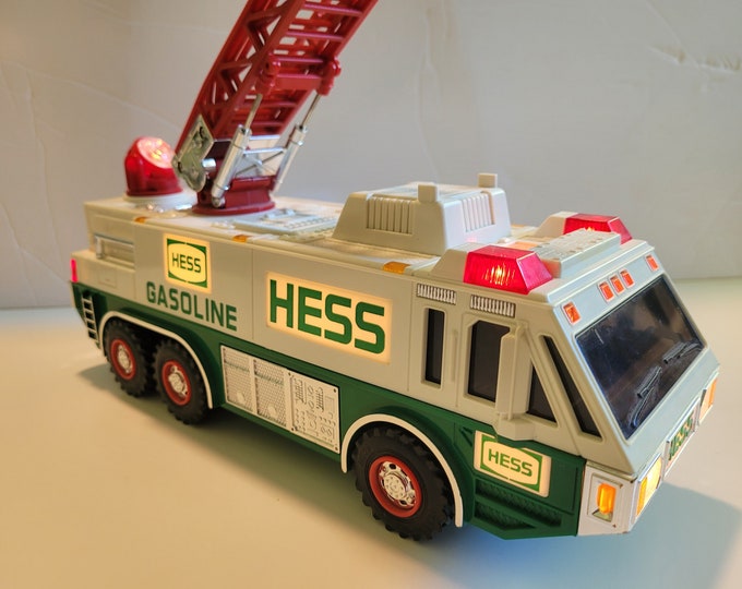 Hess Emergency Truck 1996, Vintage Toy Car, Gasoline Truck, Collectible ...