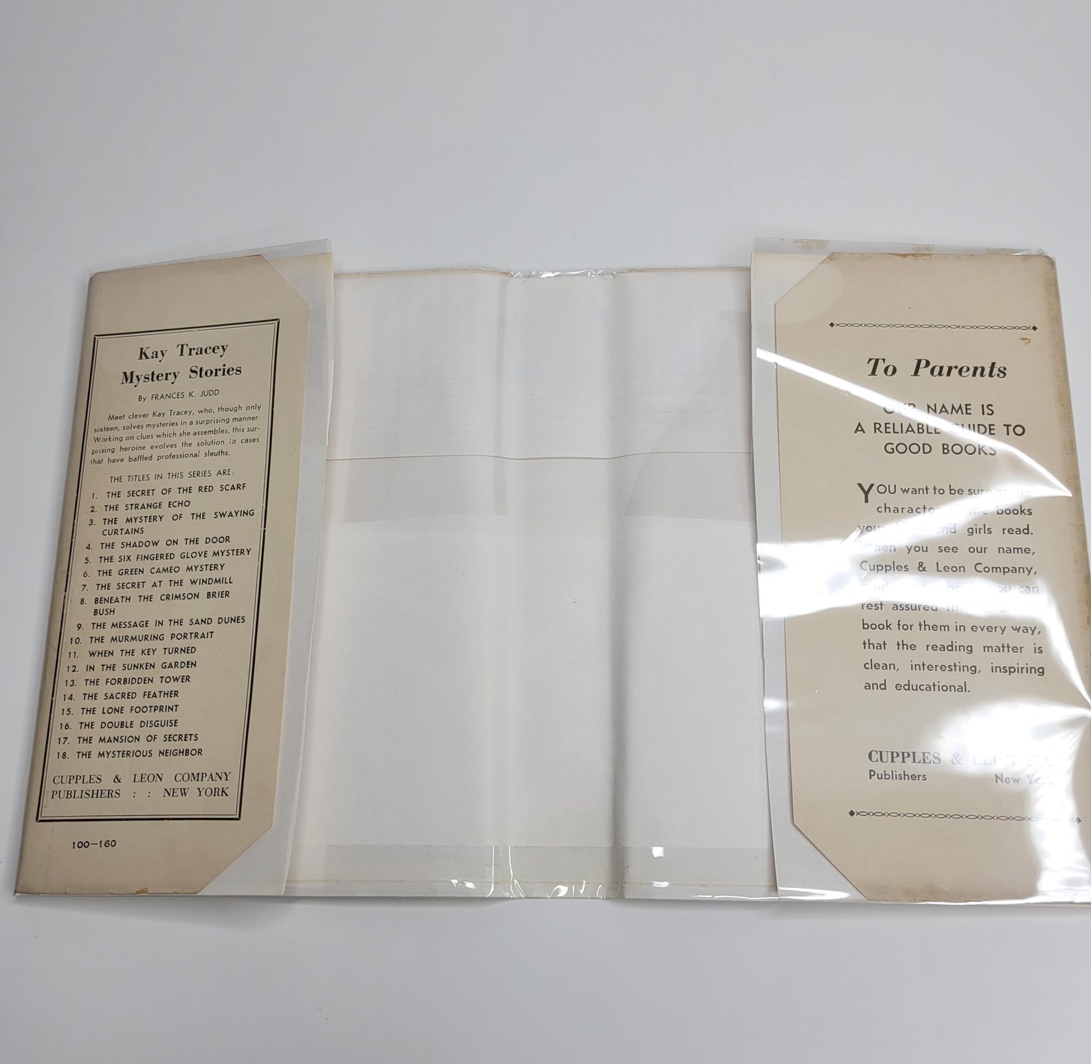 Kay Tracey Book Set by Frances Judd, the Mysterious Neighbors, the ...