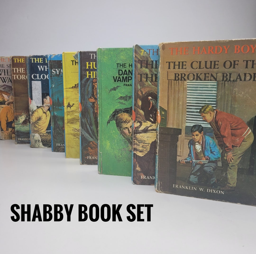 Hardy Boys Shabby Book Set, by Franklin W. Dixon, Vintage Books, Gift ...