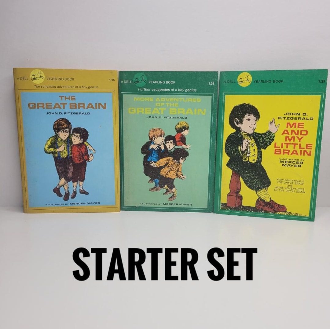 The Great Brain Book Set by John D Fitzgerald, Vintage Childrens Books ...