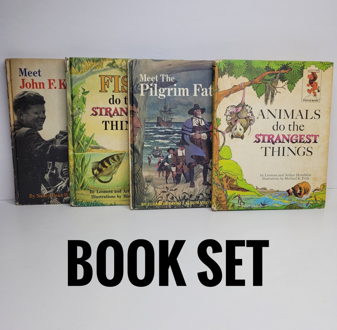 Step up Book Set, Meet the Pilgrim Father's, John F Kennedy, Animals ...