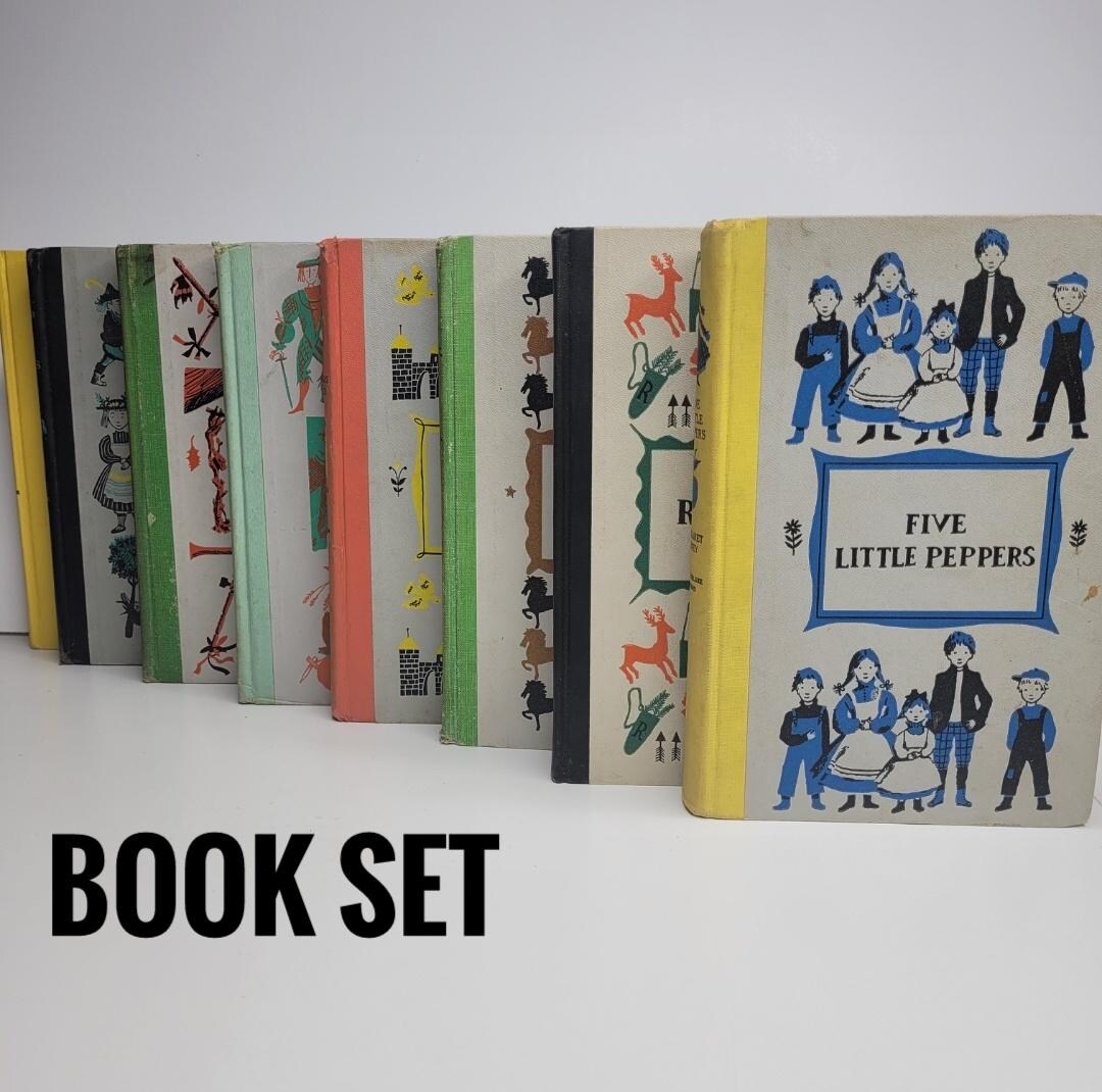 Classic Book Set, Vintage Children's Books, Homeschool Instant Library ...