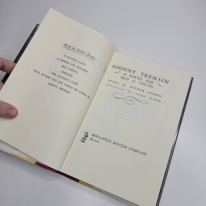 Johnny Tremain, A Story of Boston in Revolt, by Esther Forbes, Vintage ...