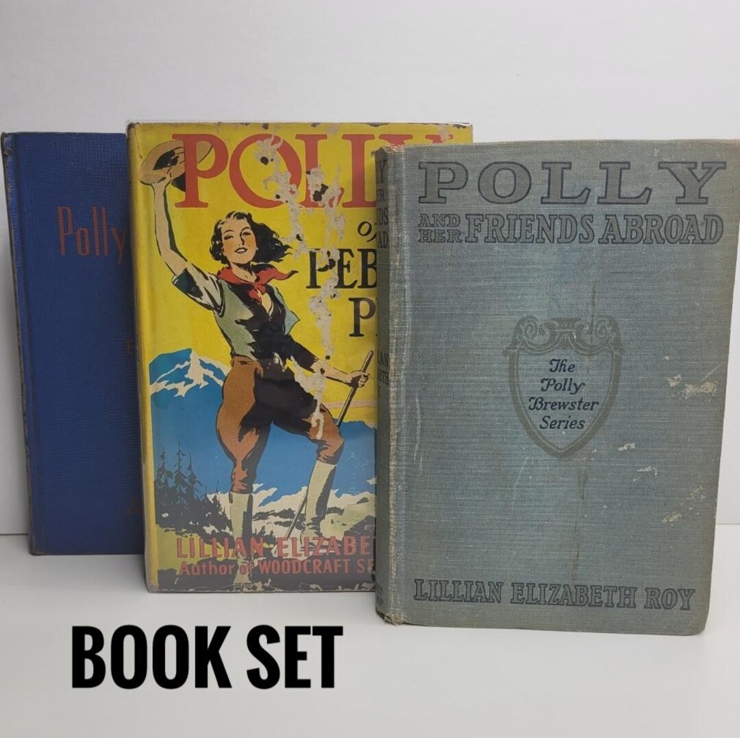 Polly Brewster Book Set by Lillian Elizabeth Roy, Vintage Children's ...