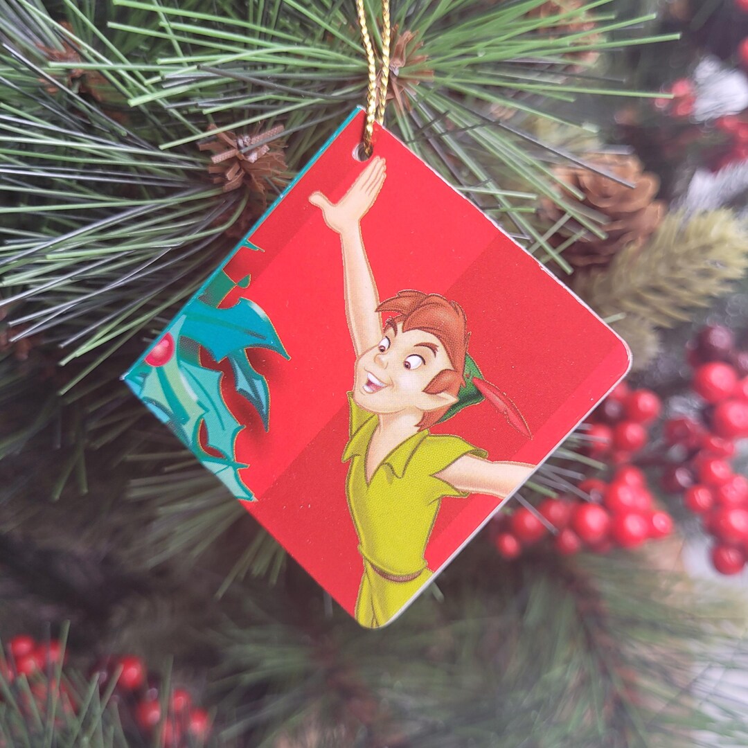 Disneys Peter Pan Ornament, Mini Disney Storybook Ornaments, Vintage ...