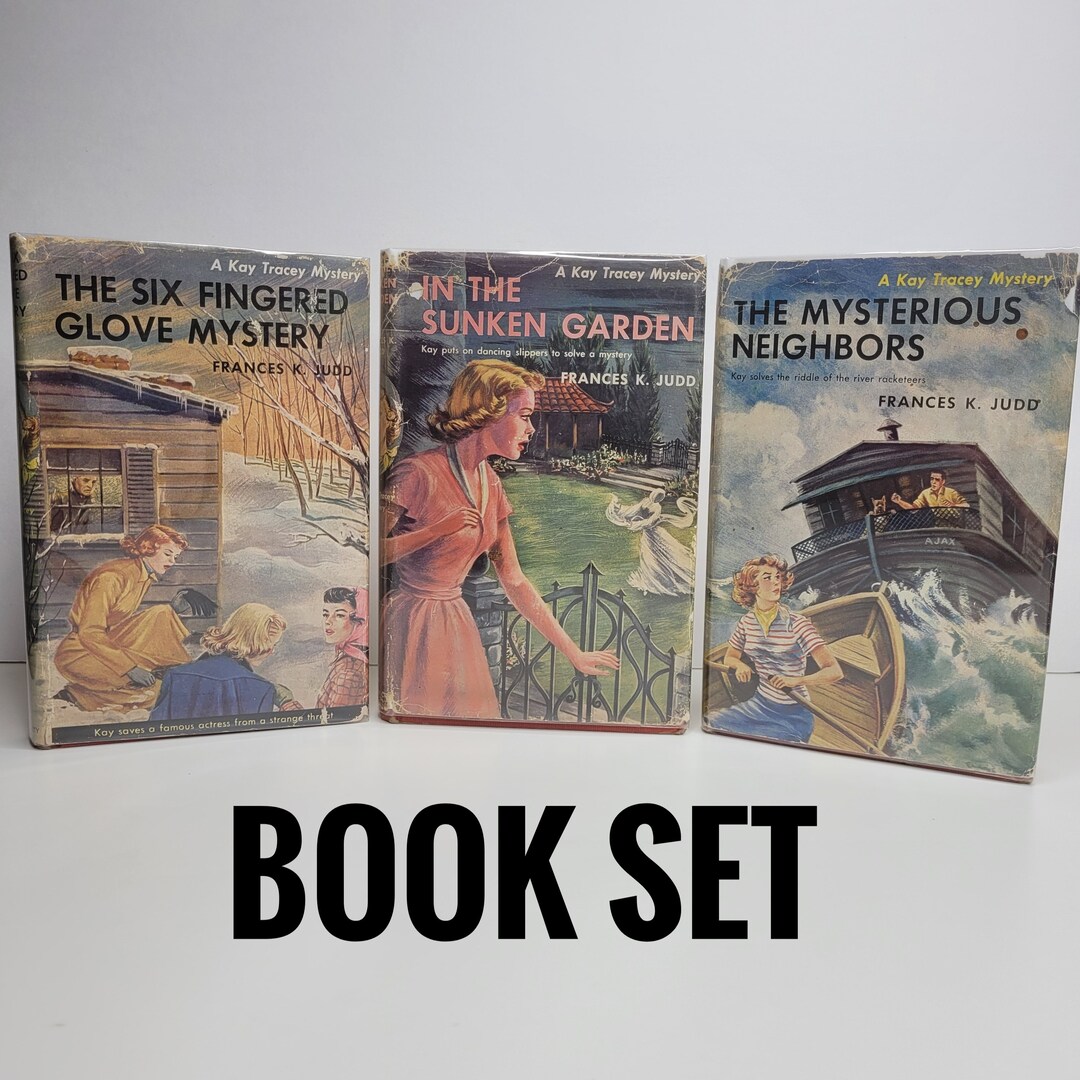 Kay Tracey Book Set by Frances Judd, the Six Fingered Glove Mystery, in ...