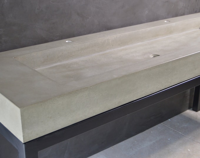 Concrete Trough Sink With Base - Etsy