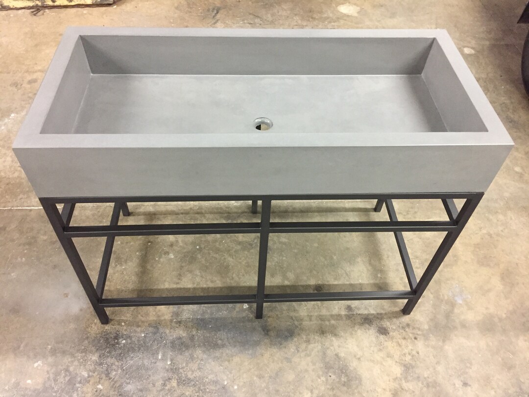 Concrete Farmhouse Trough Sink - Etsy