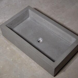 Mini Concrete Trough Sink - Etsy