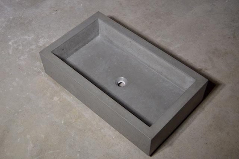 Mini Concrete Trough Sink - Etsy