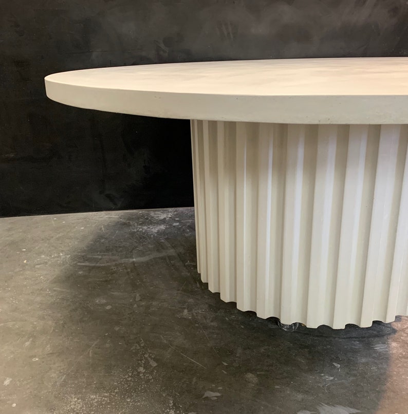 Indoor/outdoor Concrete Column Table - Etsy UK