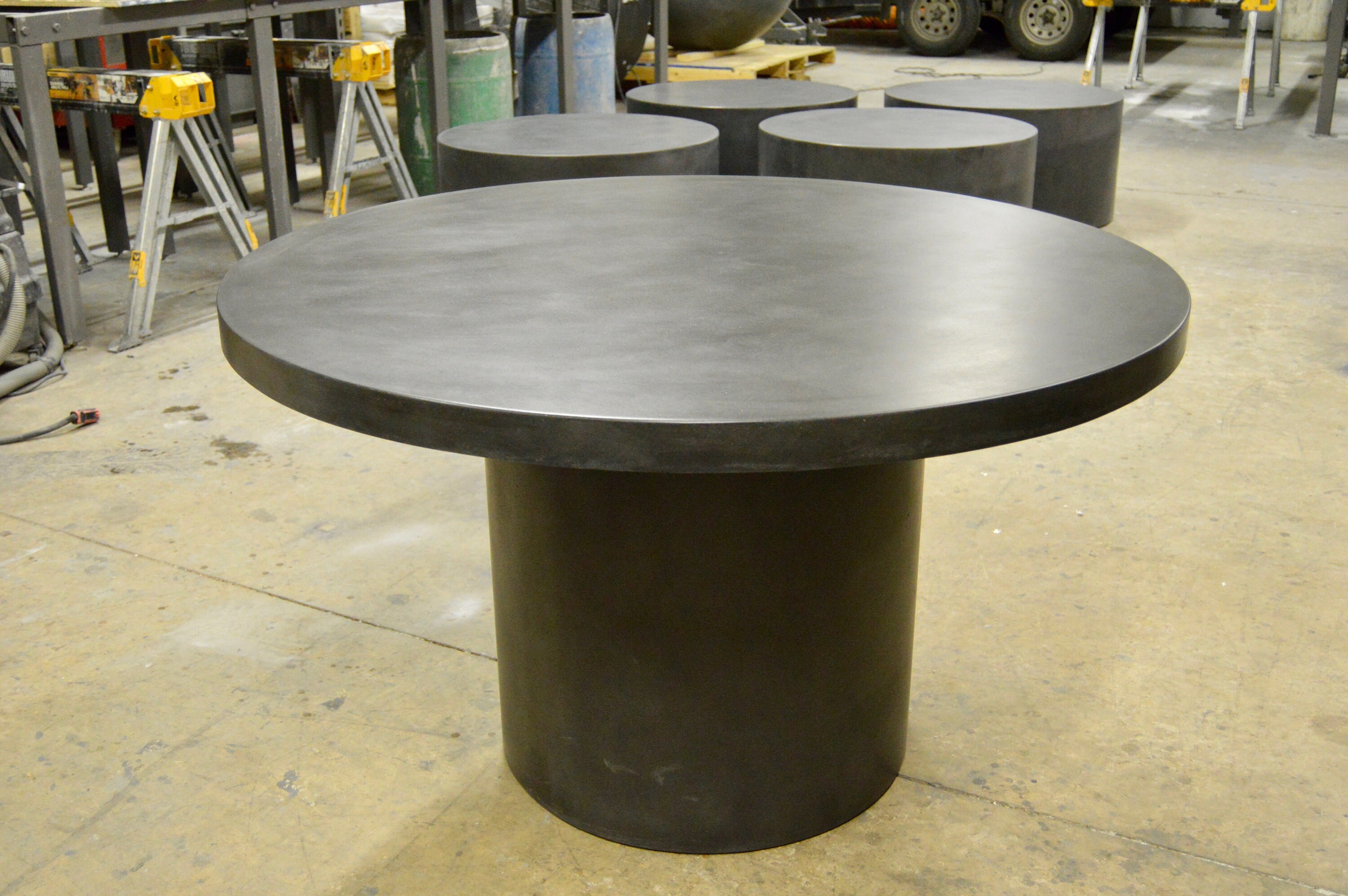 Custom Concrete Cylinder Table - Etsy