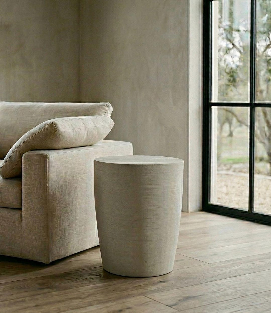Concrete Side Table | Indoor Outdoor End Table | Modern Cement Stool - Etsy
