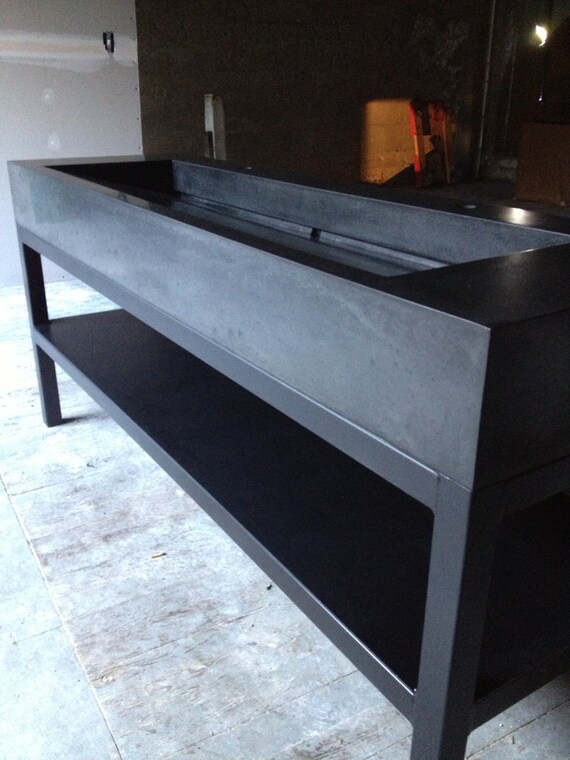 Commercial Restroom Concrete Ramp Sink At Plate Barrel Concrete