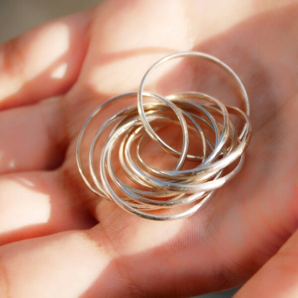 Sterling Puzzle Ring - Etsy