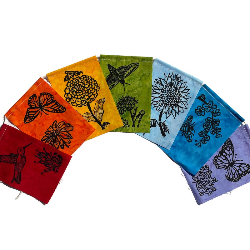 Garden Prayer Flags - Etsy