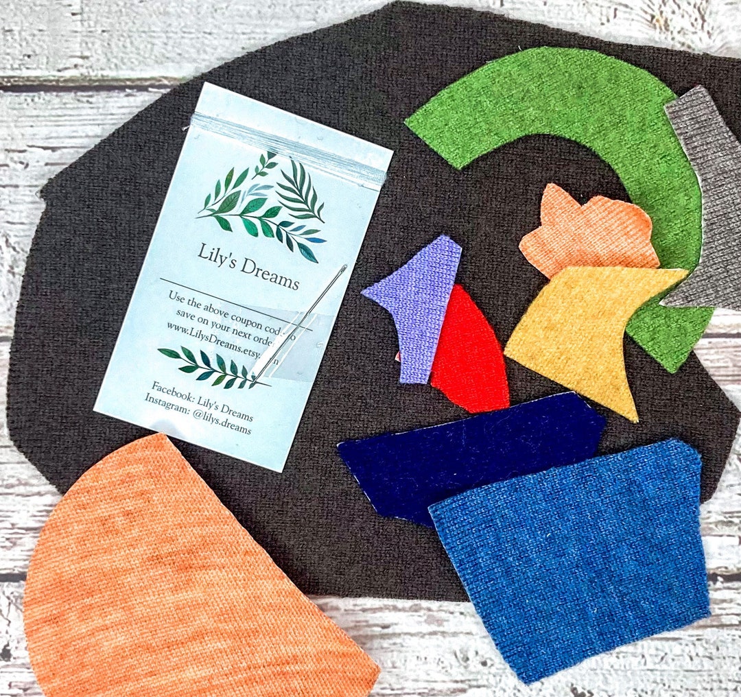 Wool Patch Kit: Iron-on Appliqués for Diaper Covers - Etsy