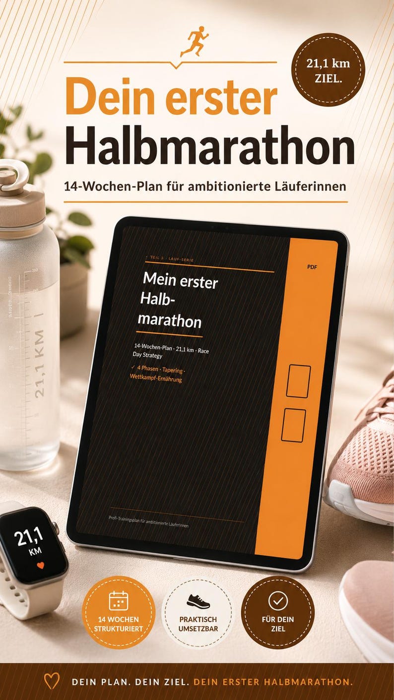 Halbmarathon Trainingsplan Frauen PDF | 14 Wochen 21km | Erster ...