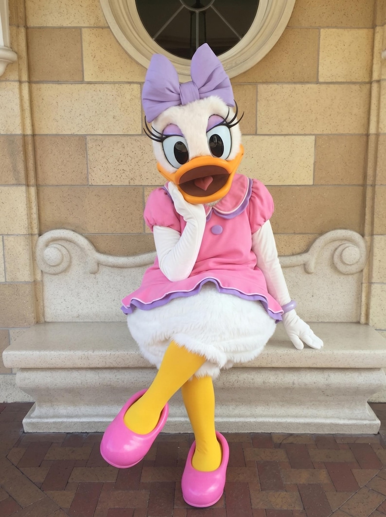 Handmade Mascot Suit Daisy Duck Costume Adult Character Entertainment ...