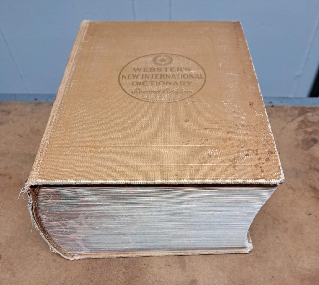 Websters New International Dictionary 2nd Edition 1943 - Etsy