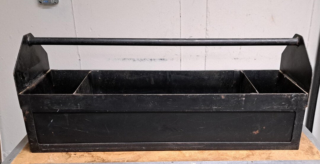 Vintage Shop Made Steel Tool Caddy Planter - Etsy