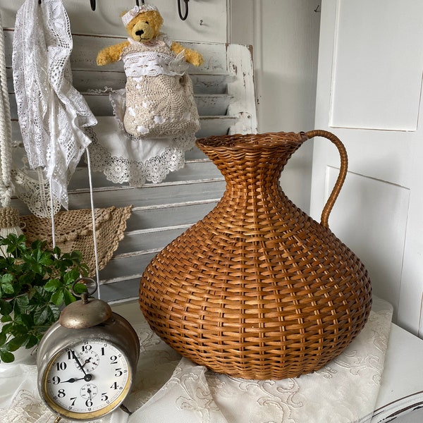 Basket Vase - Etsy